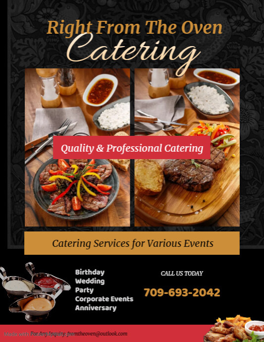 Food Catering Flyer | PosterMyWall