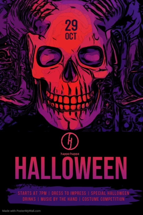 Halloween Party Event Flyer | PosterMyWall