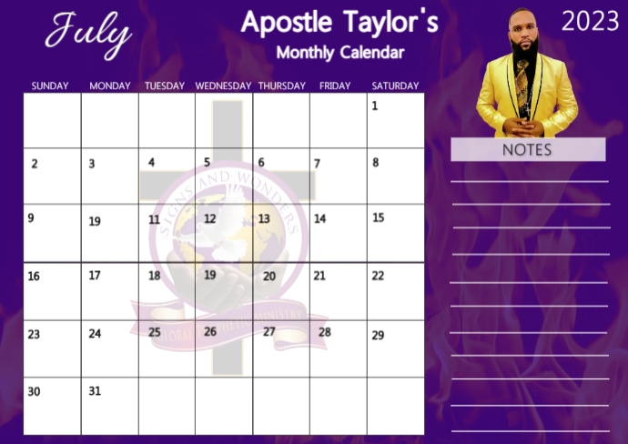 Copy of Calendar monthly planningTemplate (8) | PosterMyWall