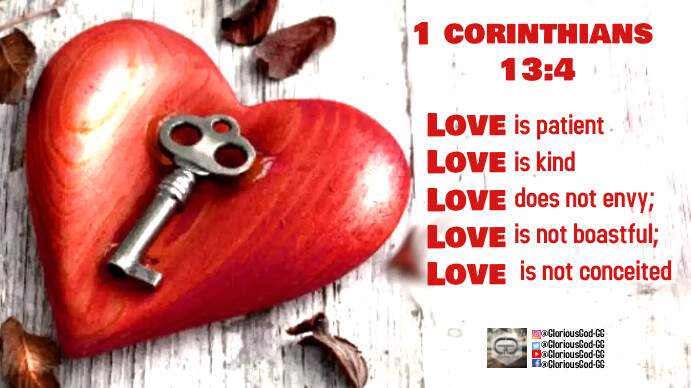1 Corinthians 13:4 Template | PosterMyWall