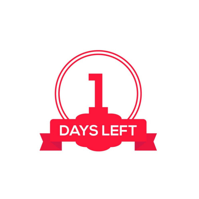 Copy of 1 days left Instagram Post | PosterMyWall