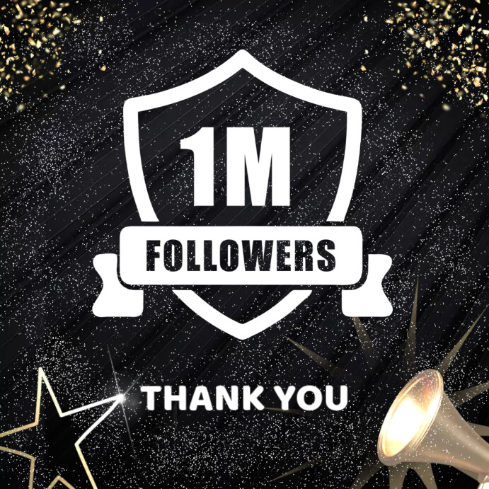 1 Million Followers Template | PosterMyWall