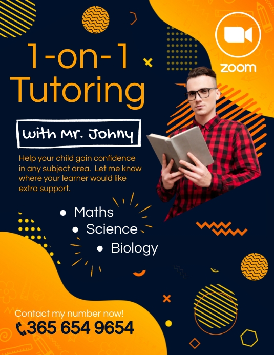 Math Tutoring Flyer Template