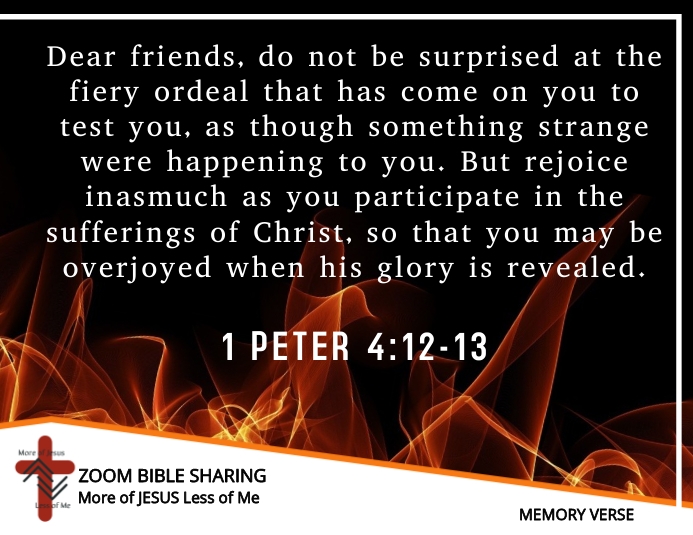 Copy of 1 PETER 4:12-13 | PosterMyWall