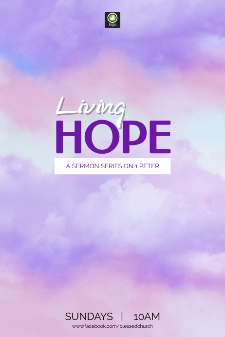 1 Peter sermon series Template | PosterMyWall
