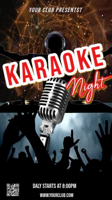 Copy of 1. Karaoke 2. Singing 3. Music 4. Entertainment 5. Fun | PosterMyWall