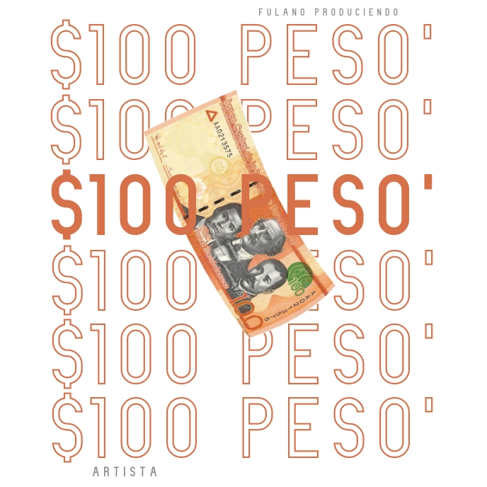 100 Pesos Cover Art Template | PosterMyWall