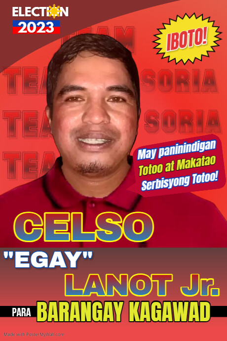 Blue Election Poster | PosterMyWall