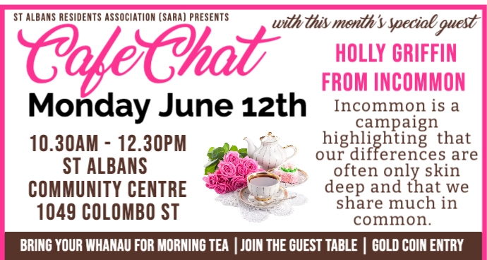 Copy of Cafe Chat_122x65 | PosterMyWall