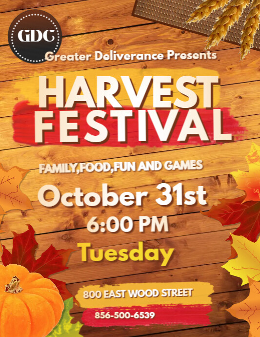 autumn festival flyer, fall, harvest | PosterMyWall