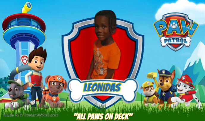Leonidas Paw Patrol Cup | PosterMyWall