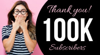 500k subscribers YouTube Thumbnail Online Template | PosterMyWall
