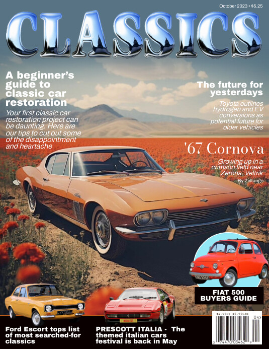 Copy of 101023 Classics magazine cover | PosterMyWall
