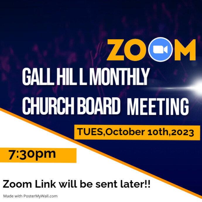 ZOOM SUNDAY SERVICE FLYER | PosterMyWall