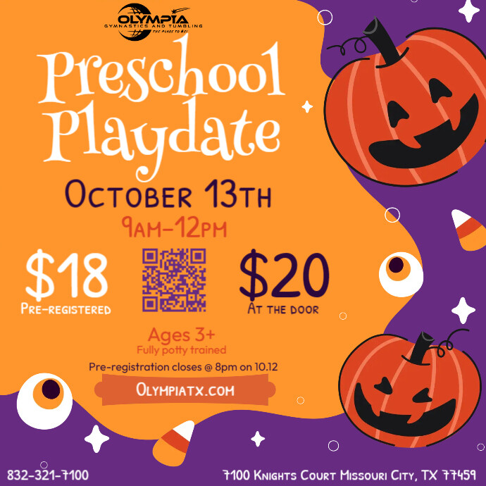Preschool Playdate | PosterMyWall