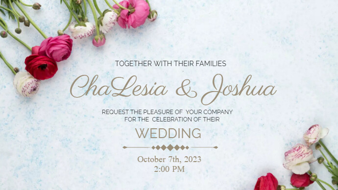 wedding poster template | PosterMyWall