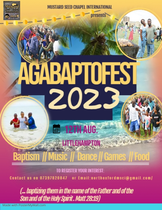 AGABAPTOFEST | PosterMyWall