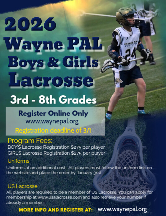 Annual Lacrosse Festival Poster Template | PosterMyWall