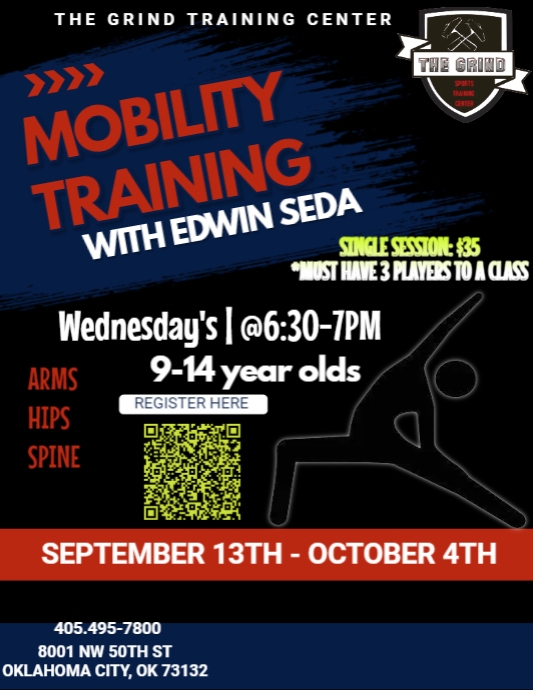 Edwin's Mobility Training September (1) | PosterMyWall
