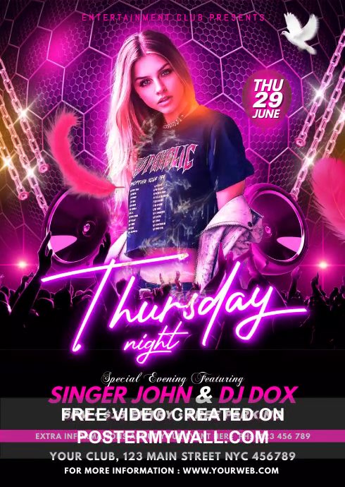 THURSDAY NIGHT | PosterMyWall
