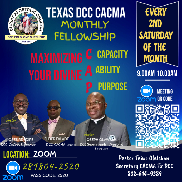 CACMA TX DCC | PosterMyWall