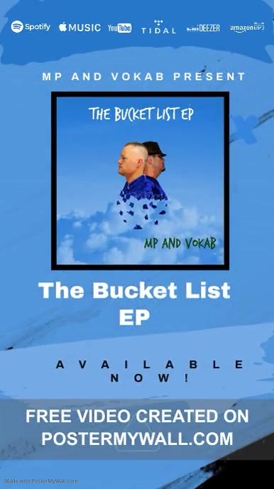 Copy of album release promo cover video template | PosterMyWall