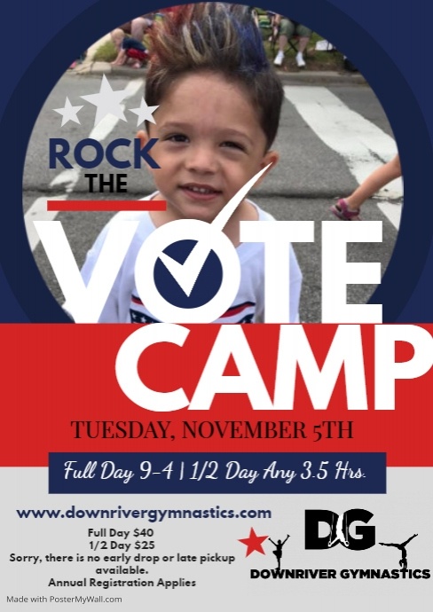 Election Day camp | PosterMyWall