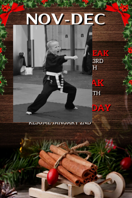 December Calendar of Events | PosterMyWall