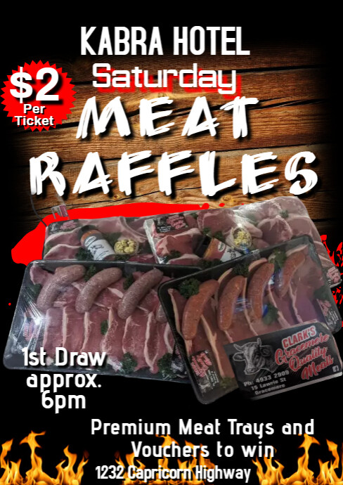 Meat Raffle Template | PosterMyWall