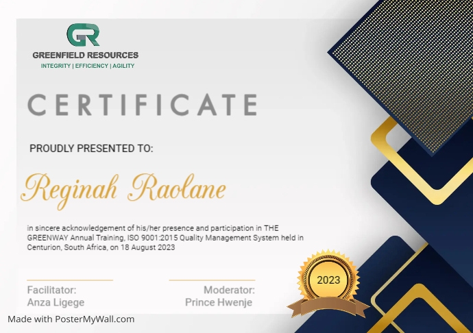 CERTIFICATE (11) | PosterMyWall