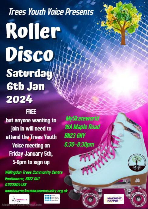 Template roller skating | PosterMyWall