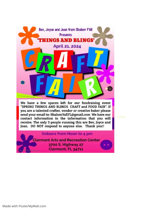 Copy of Craft Fair Flyer | PosterMyWall