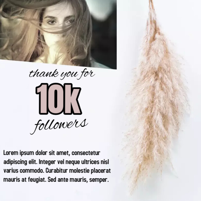 10k follower Template | PosterMyWall