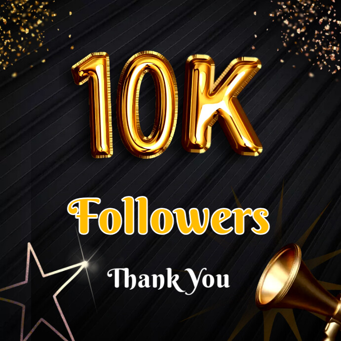 10k Followers Template | PosterMyWall