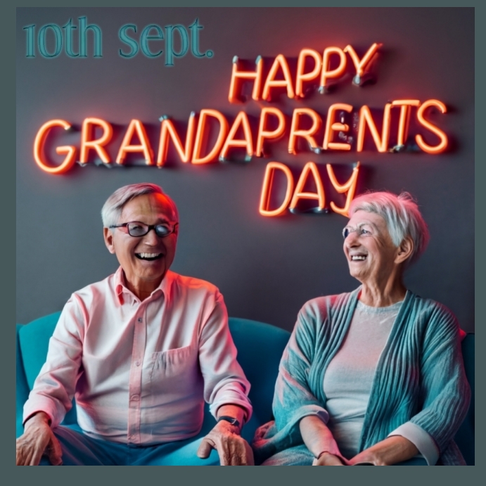 10th sept. Grandparents Day Template | PosterMyWall