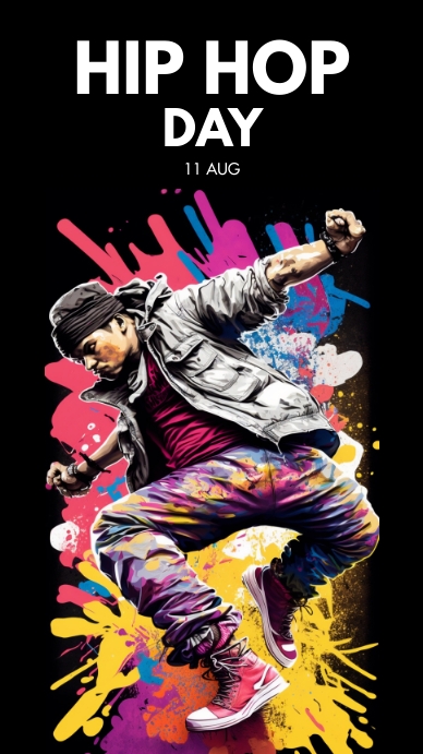 Copy of 11 Aug - National Hip Hop Day | PosterMyWall