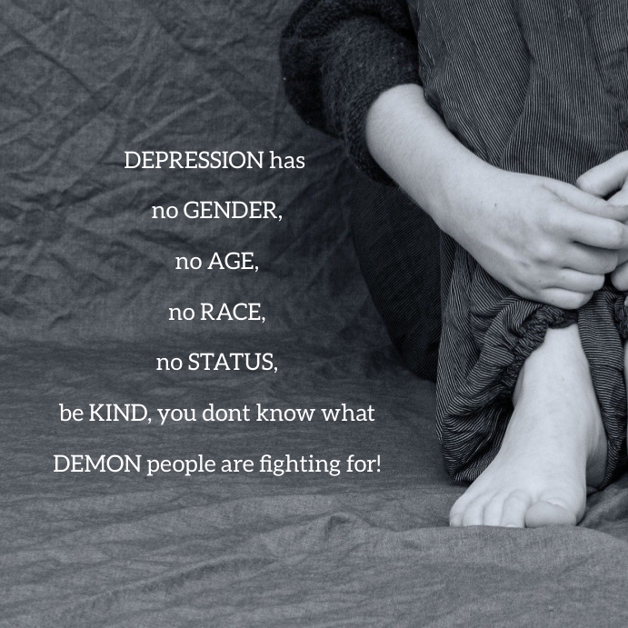 11 Depression Template | PosterMyWall