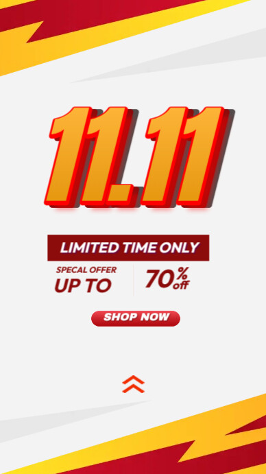 11.11 Sale Ads Template | PosterMyWall