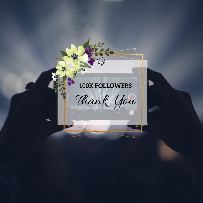 Copy of 110 Thank You | PosterMyWall