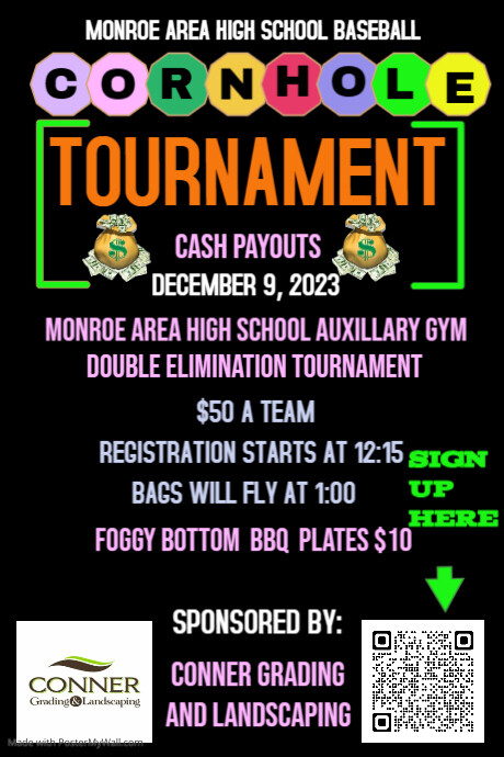 cornhole flyer | PosterMyWall