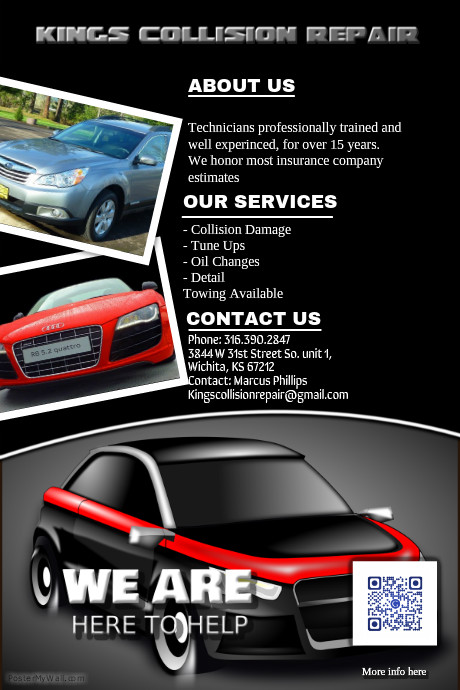 Kings Collision Repair | PosterMyWall