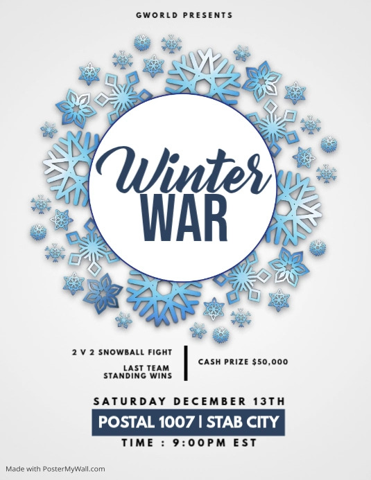 Winter Festival Flyer Template | PosterMyWall