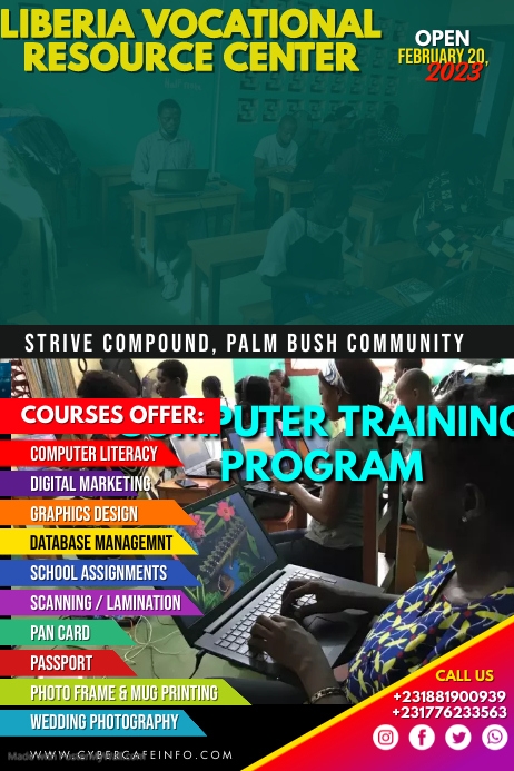 Blue Modern Cyber Cafe Services Flyer | PosterMyWall