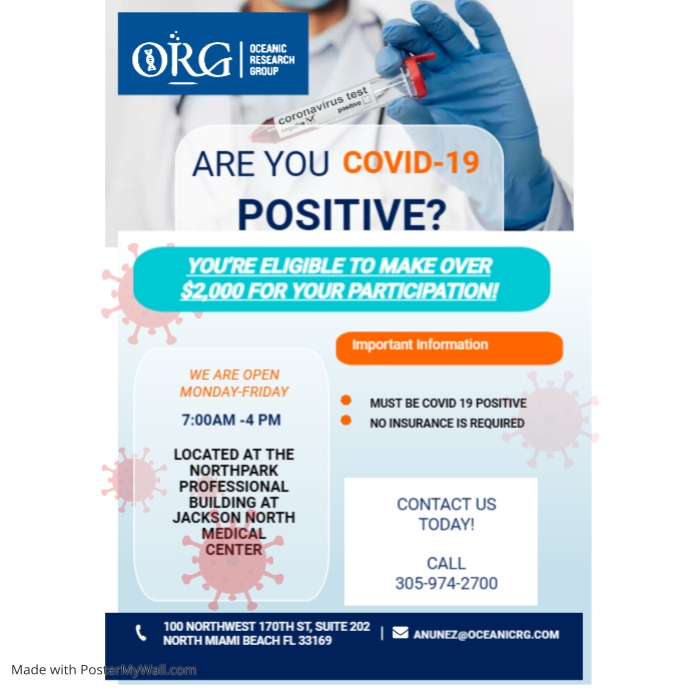 Copy of covid 19 testing | PosterMyWall