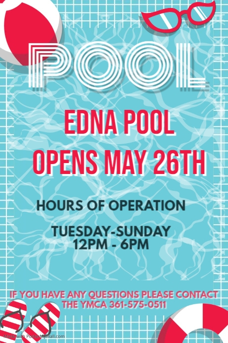 Copy of Pool Safety Rules Poster Flyer Template | PosterMyWall