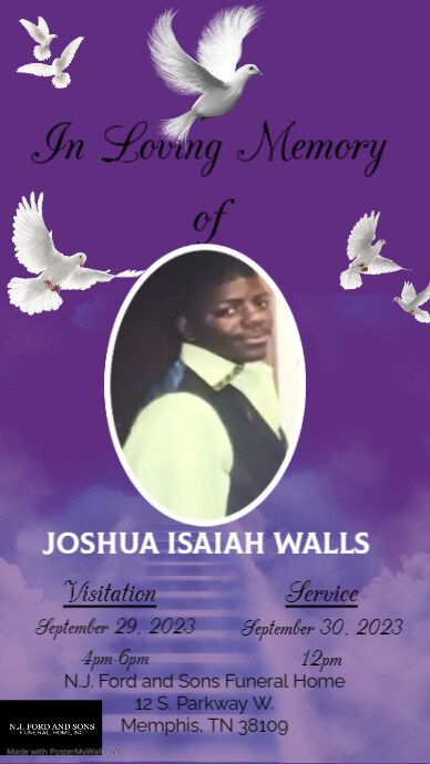 Funeral Rest In Peace | PosterMyWall