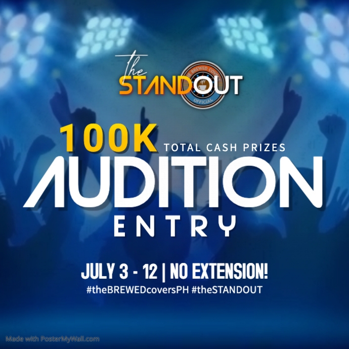 Audition Entry | PosterMyWall