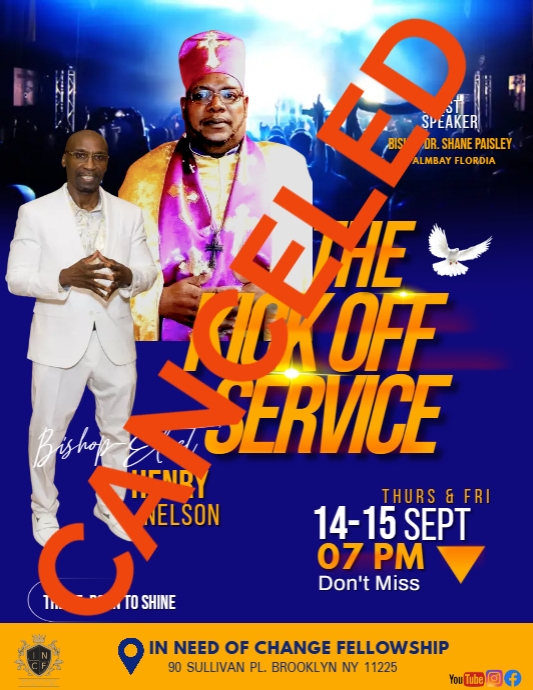 The Prophetic Service Flyer | PosterMyWall