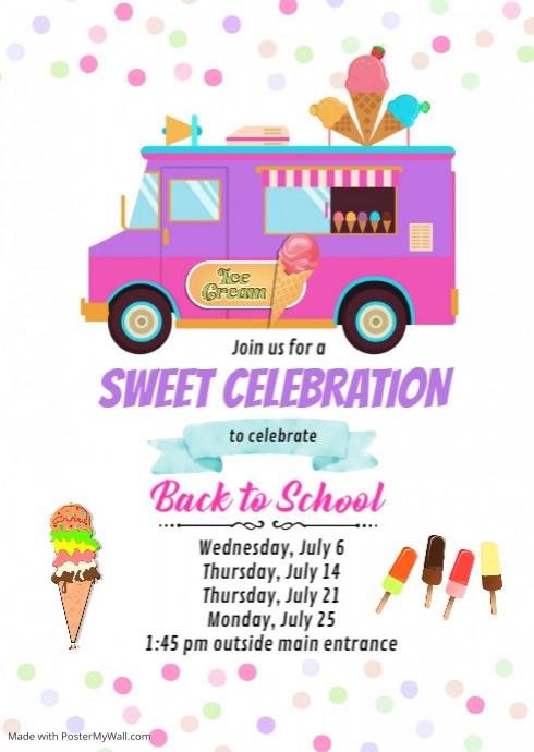 Ice cream truck | PosterMyWall