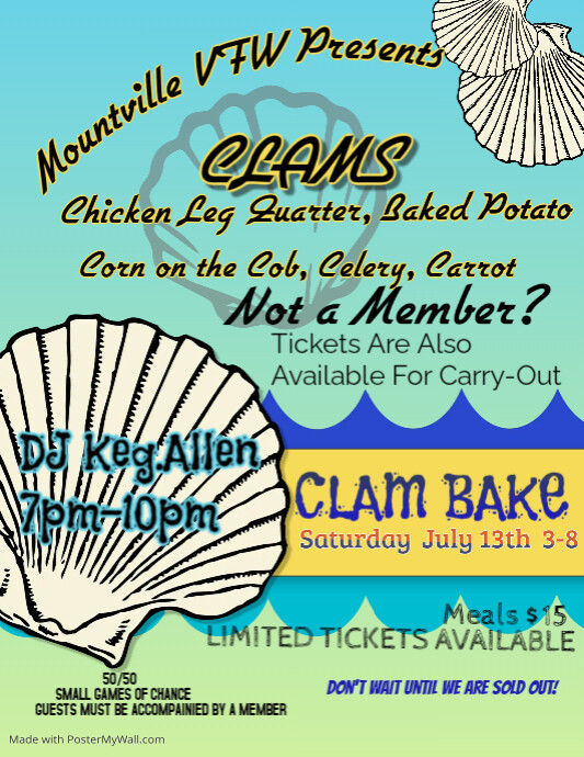 Copy of clam bake crab boil flyer template | PosterMyWall